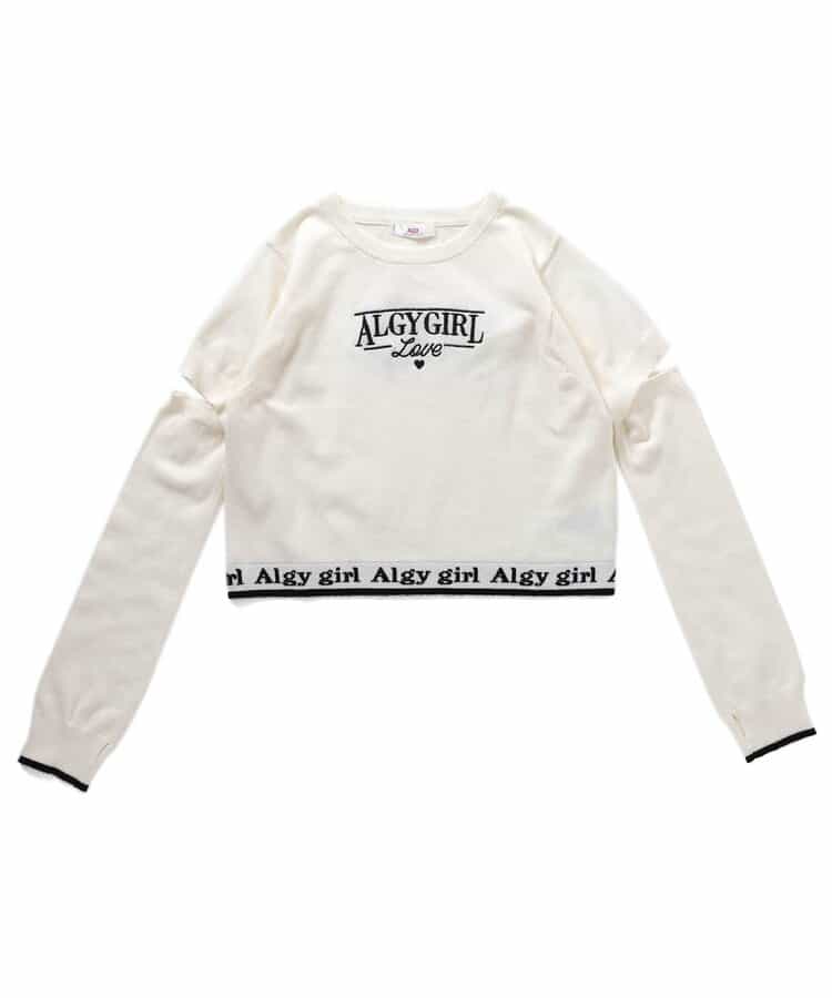 ★SALE★2WAYスリーブニット（G413014）|algy（アルジー）商品一覧|女児（女児）|子供服・ベビー服 通販のF.O.Online Store(エフオーオンラインストア) - F ...