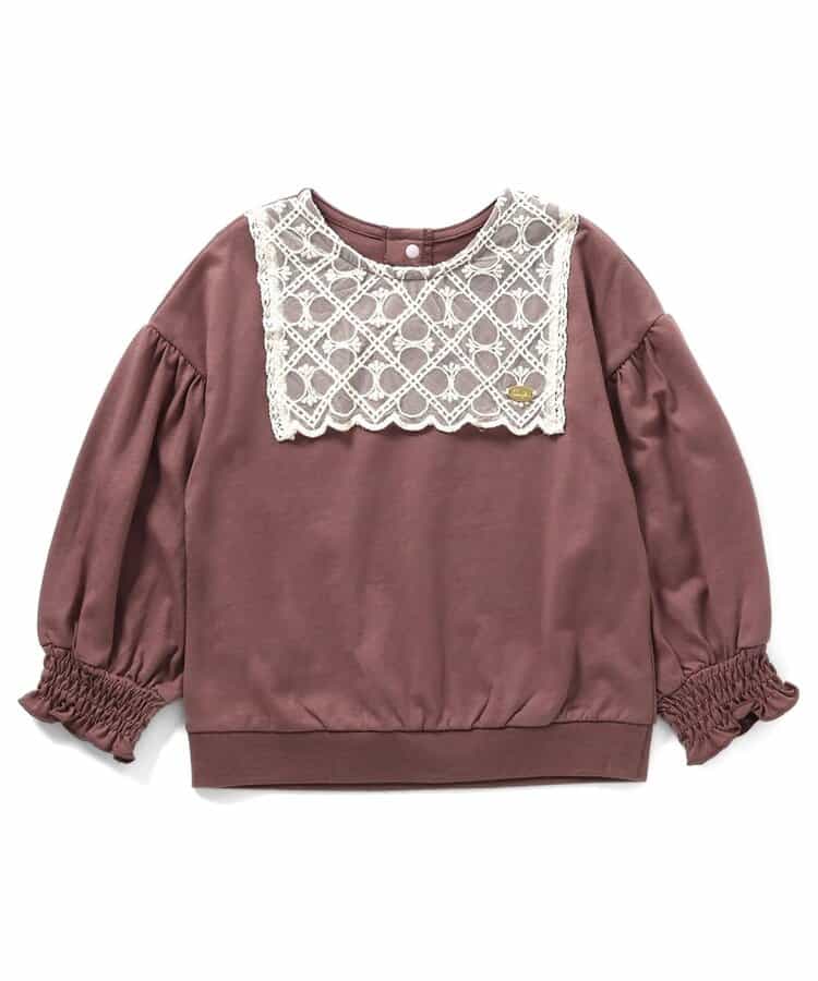 ★SALE★飾りレースデザインバルーンスリーブトップス（S406044）|SERAPH（セラフ）商品一覧|女児（女児）|子供服・ベビー服 通販 ...